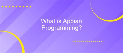 What Is Appian Programming Apix Drive