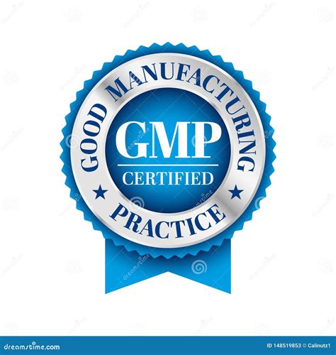 Gmp Buena Pr Ctica De Fabricaci N Ilustraci N Del Vector