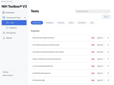 Nih Toolbox V3 By Glinberg And Associates Inc