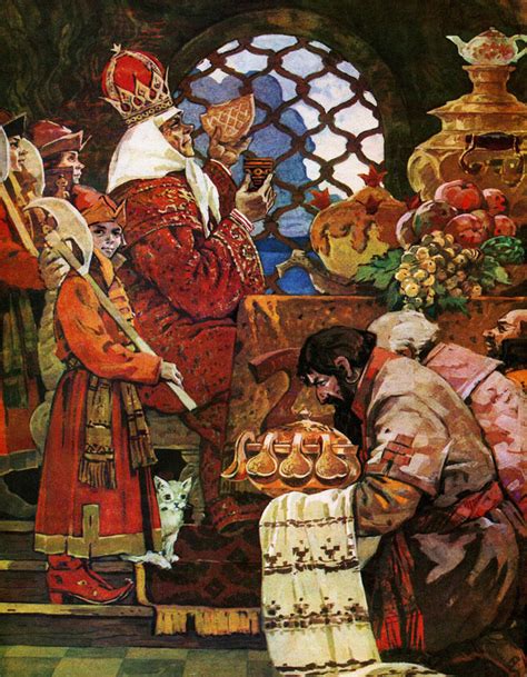 Рибарят и златната рибка Cꓥobym