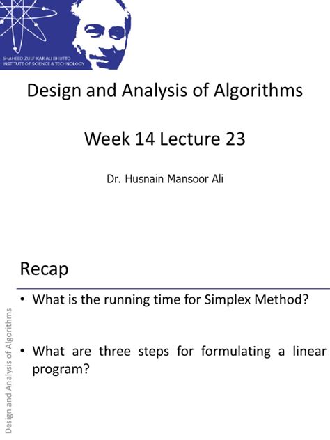 Lecture14 23 Pdf Time Complexity Multiplication