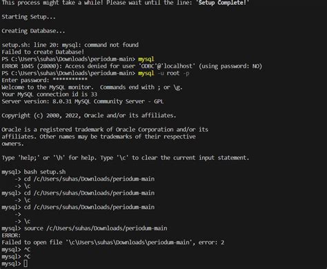 Mysql Database Connection Not Working On Windows · Issue 94