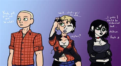 Big Tiddy Goth Gf By Mapmapchap On Deviantart