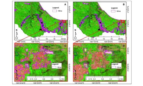 An Example Of Enlargement Of Mines Map Resulted From The Rf Algorithm