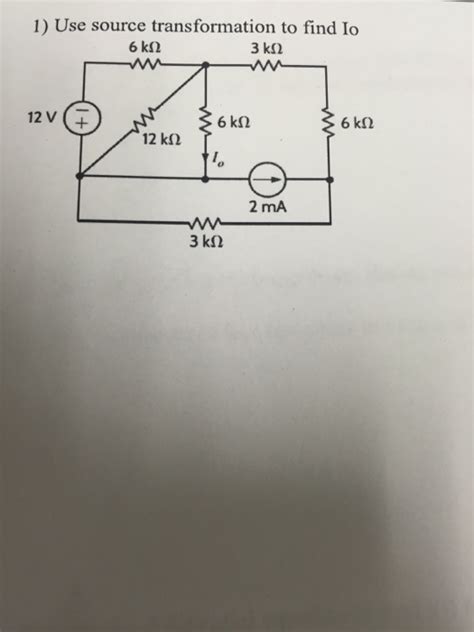 Solved Use The Source Transformation To Show I Chegg