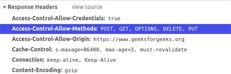 Headers Access Control Request Method GeeksforGeeks
