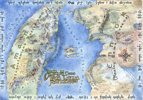 Valinor Middle Earth Map Tolkien Map Middle Earth Art