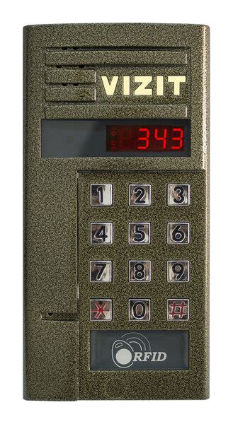 Домофоны и видеодомофоны Vizit Системы контроля доступа Металлические двери Vizit Group