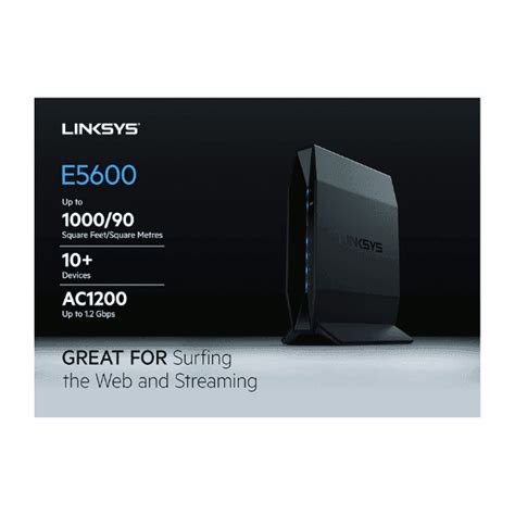 Linksys E5600 Ac1200 2 4 Ghz And 5 Ghz Router With Easy Mesh ₹2 880 00