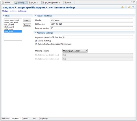 Using Sci On Tms320f28027 With Sysbios And Fifos C2000