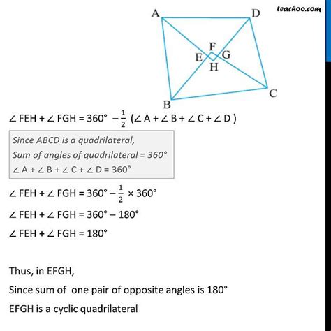 Example Prove That Quadrilateral Formed By Internal Examples