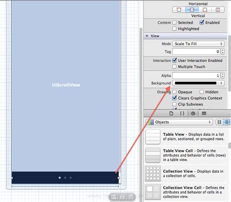 ios iphone page control uipagecontrol and scrollview uiscrollview