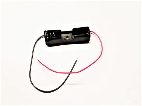1 X Aa 15v Battery Holder Bare Metal Leads Barnabas Robotics