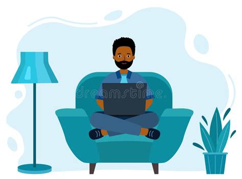 Hacker Is Sitting At Computer Cracking The Username And Password Stock Illustration