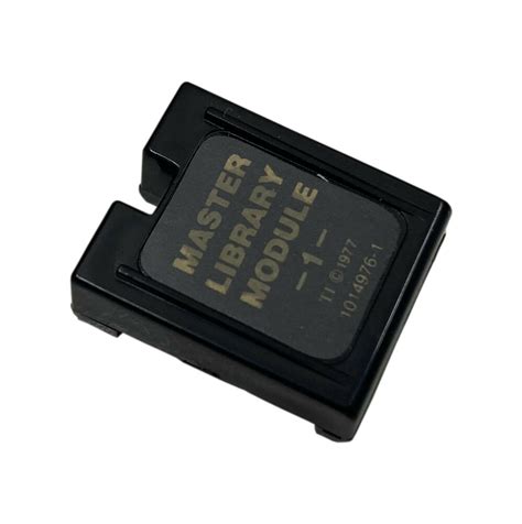 Master Library For The Ti Programmable 58c59 Software Computing