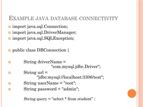 Ppt Jdbc Powerpoint Presentation Free Download Id