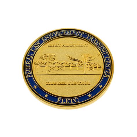Fletc Firearms Instructor Challenge Coin