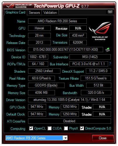 TechPowerUp GPU Z 0 7 7 Released TechPowerUp
