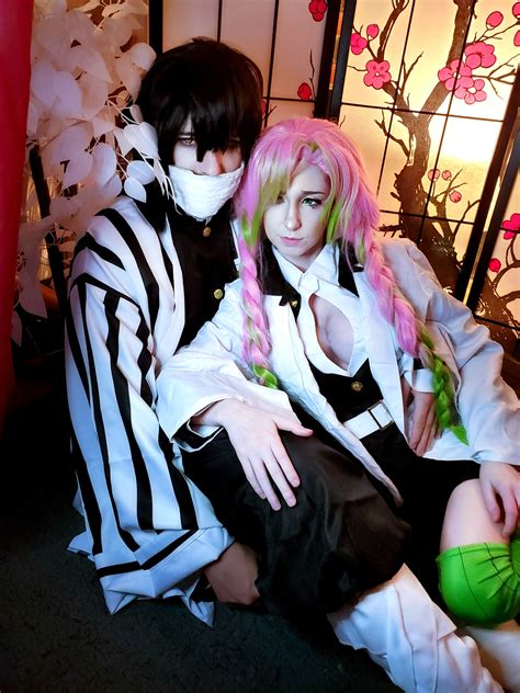 Obanai And Mitsuri Cosplay Demon Slayer Couple Cosplay Anime