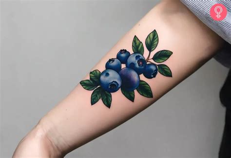Blueberry Tattoo Design Symbolism Style And Meaning