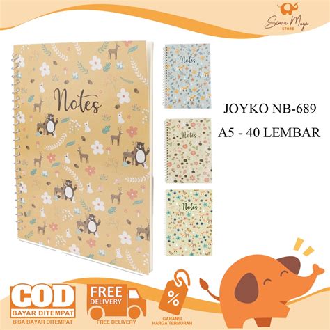 Jual Joyko Notebook NB A Lembar Buku Catatan Bergaris Ruled