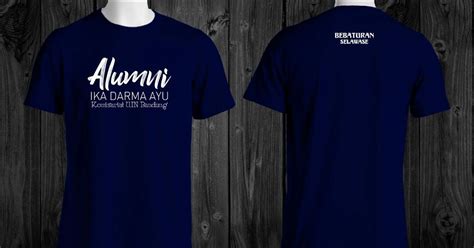 Kaos Biru Dongker Alumni Artofit