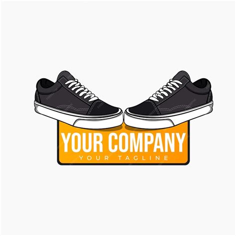 신발 로고 디자인 운동화 로고 디자인 프리미엄 벡터