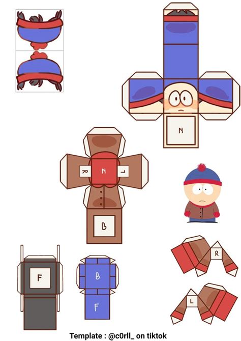 An Origami Paper Doll Is Shown With Instructions To Make It Look Like