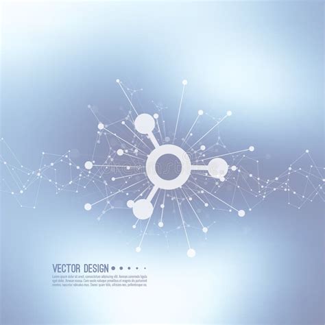 Array With Dynamic Emitted Particles Stock Vector Illustration Of Communications Dynamic