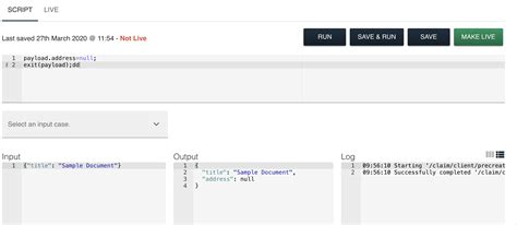 creating and managing scripts caseblocks docs
