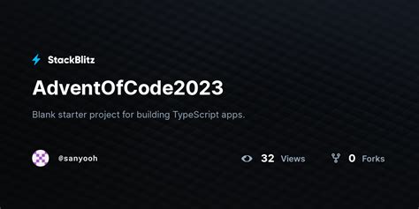 AdventOfCode2023 StackBlitz