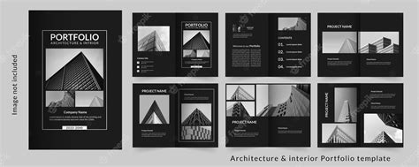 Premium Vector Architecture Interior Portfolio Design Or Portfolio