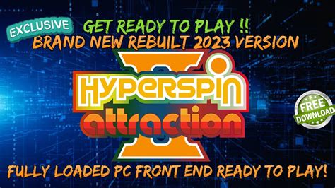 Hyperspin Attraction Ii All In One New For 2023 Fully Loaded Pc Front End 55 Retro