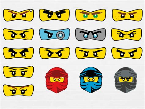 Lego Ninjago Face Template