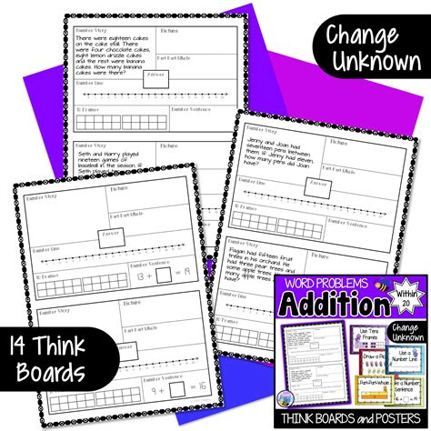 Addition Word Problems Within 20 Bundle Made By Teachers