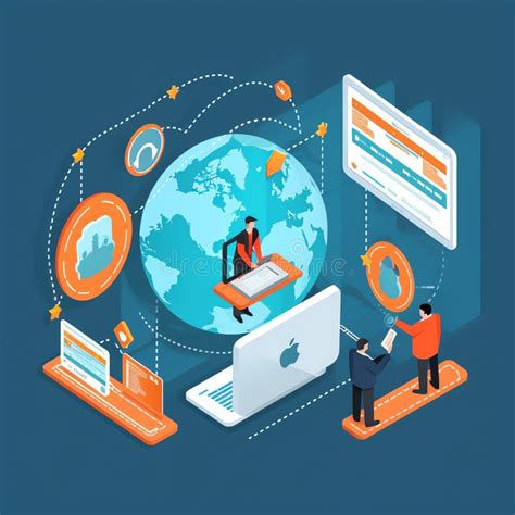 Generative Ai Set Of Stickers Computer Stock Illustration