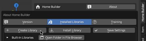 Library Development Home Builder Documentation