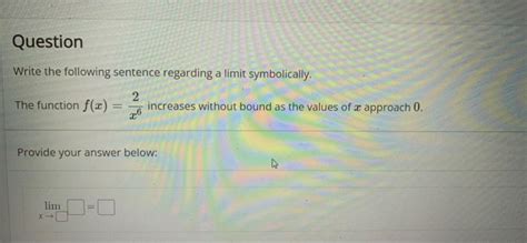 Solved Question Write The Following Sentence Regarding A