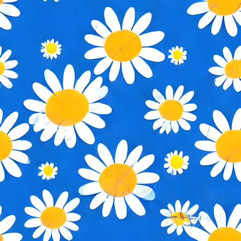 Super Cute Daisy Flower Pattern Creative Fabrica