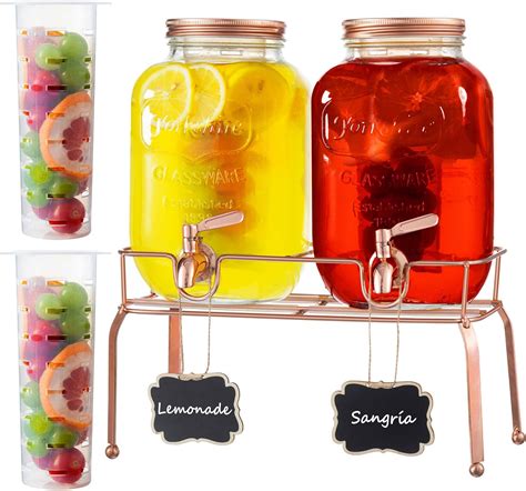 Hblife Double Glass Beverage Dispensers For Parties India Ubuy