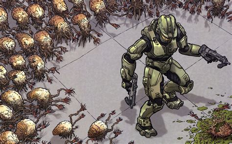 Halo Flood Wallpapers Wallpaper Cave