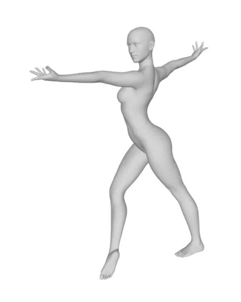 Naked Gymnast D Printing Model Threeding