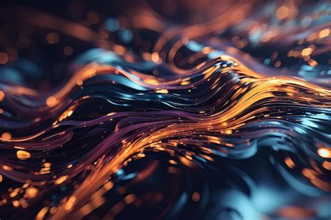 Premium Ai Image Abstract Data Flow Background Tech Texture