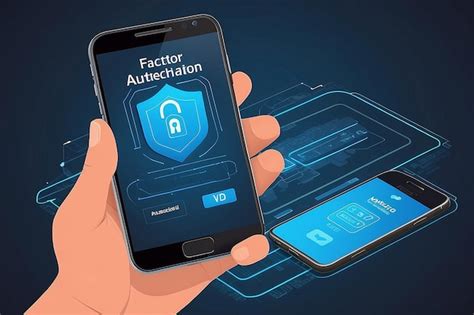 Twofactor Authentication Concept Illustration Premium Ai Generated Image