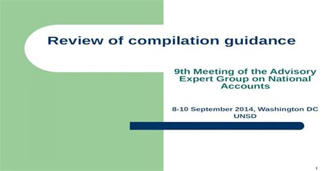 Ppt Review Of Compilation Guidance Dokumen Tips