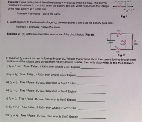 Solved B Suppose La 6 Ma Current Is Flowing Through Ry