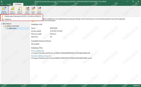 Veeam Explorer For Microsoft Sql Server Restore Baki Cubuk