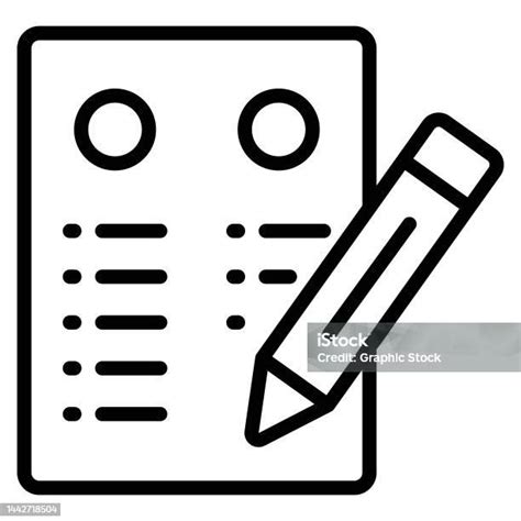 보고서 아이콘 사용자 인터페이스 벡터 일러스트레이션 라인 아트 스타일의 간단한 벡터 기호 및 트렌디 한 기호로 디자인 및 웹 사이트 또는 모바일 앱 0명에 대한 스톡 벡터