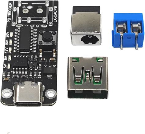 10pcs Usb C Pd30 Qc Trigger Charging Module Type C Female Input 9v 12v 15v 20v 5a