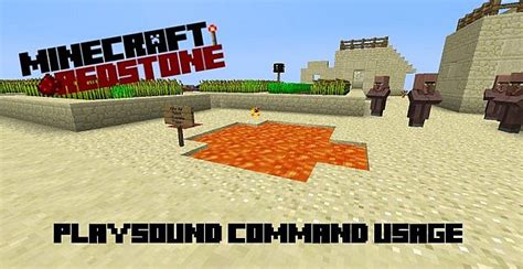 [1 6] Usage Of Playsound Command Minecraft Map